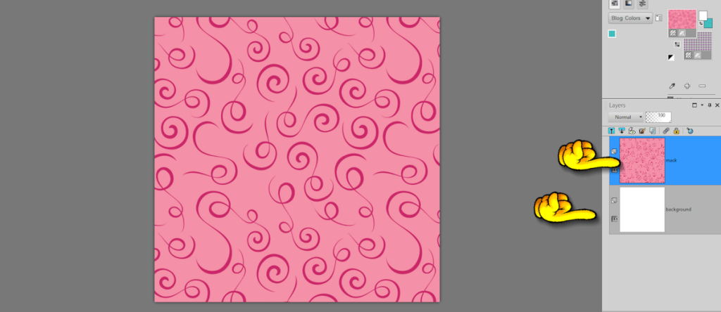 How to make a mask in PSP